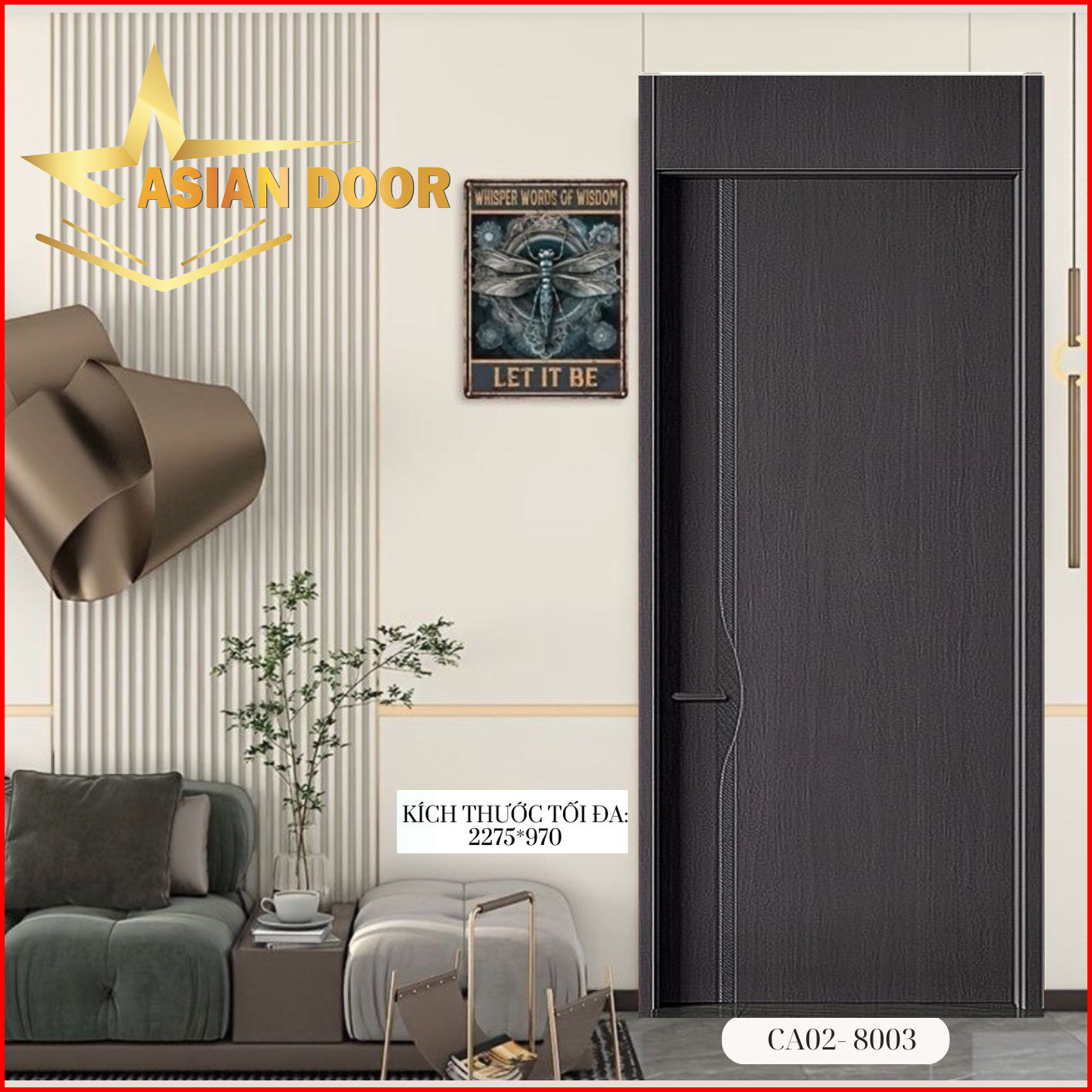 CỬA CACBON CA02- 8003